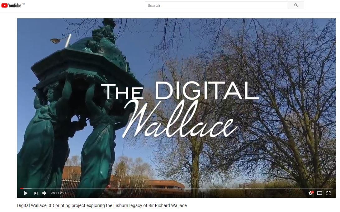 youtube – Digital Wallace – 3D printing project exploring the Lisburn ...