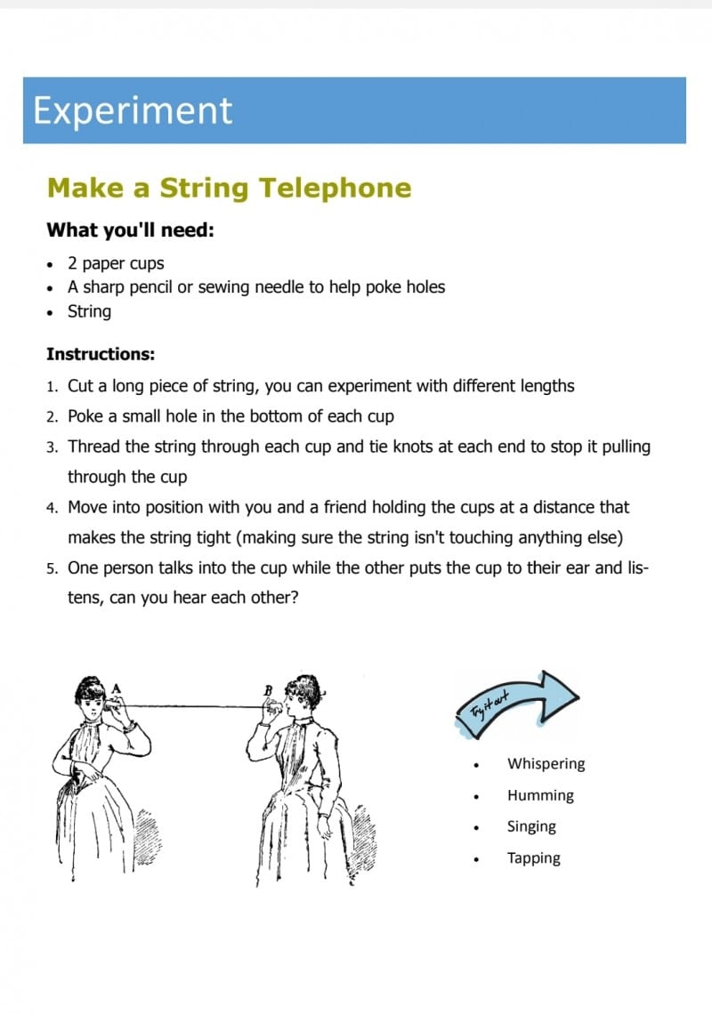 Science: Victorian Inventions to try at home – make a string telephone ...