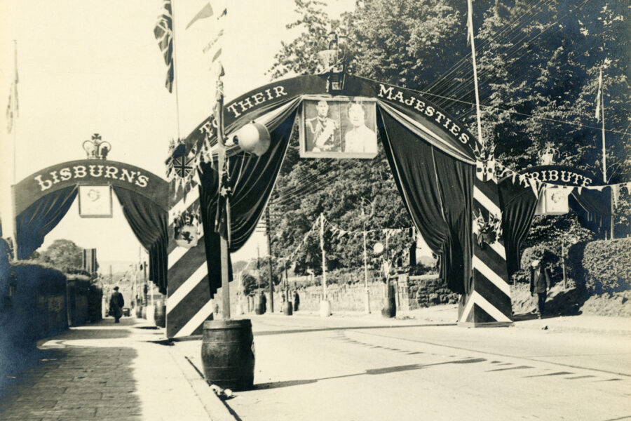 Arch welcoming King George VI and Queen Elizabeth, June 1937 – Irish ...
