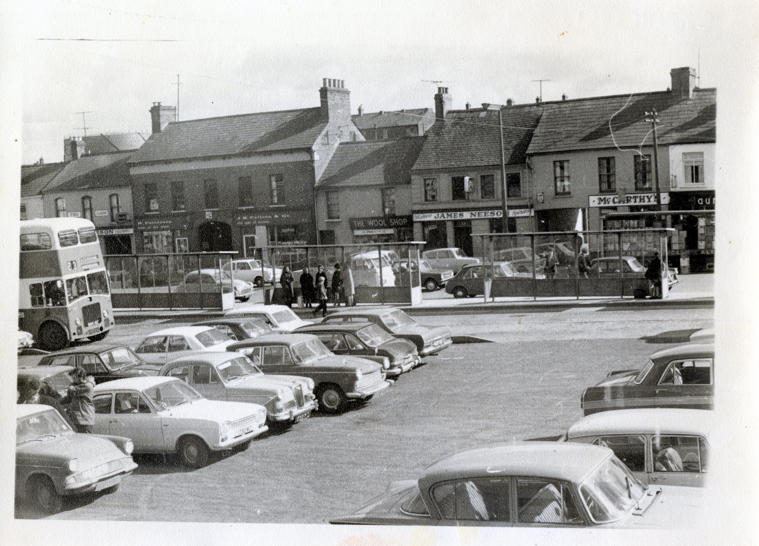 Smithfield Square bus stop and car park. Image donated by Mr McCARTNEY ...