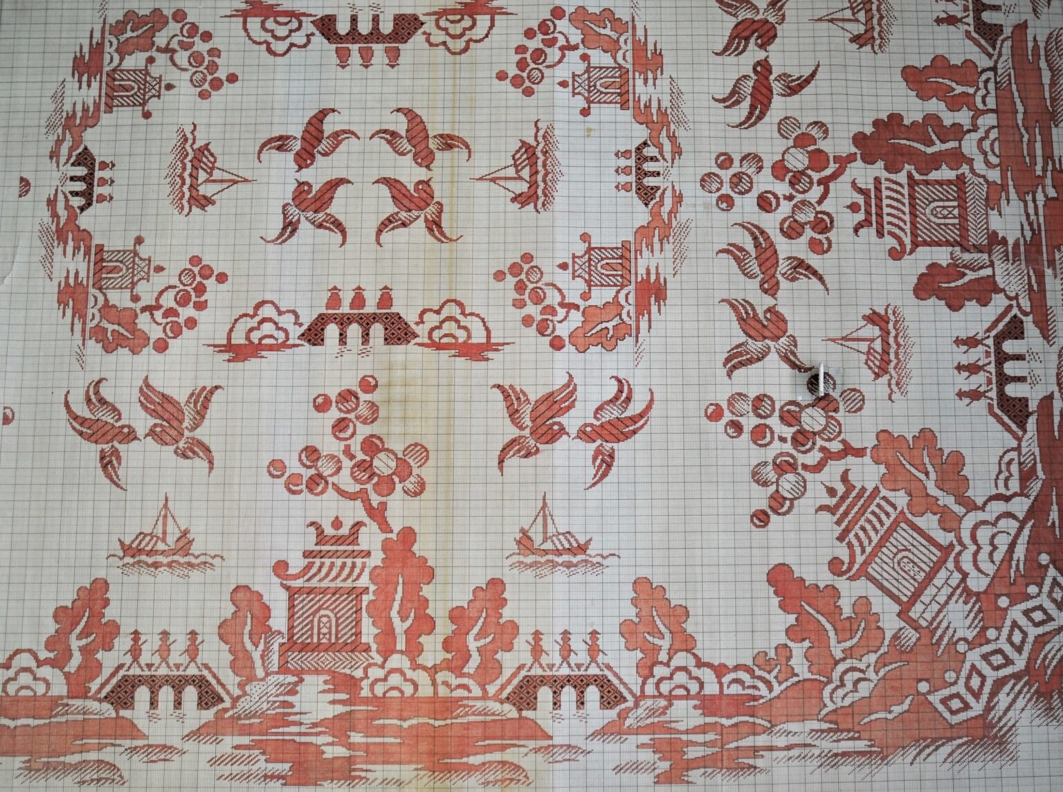 Point Paper: Willow pattern, 1996 – Irish Linen Centre & Lisburn Museum