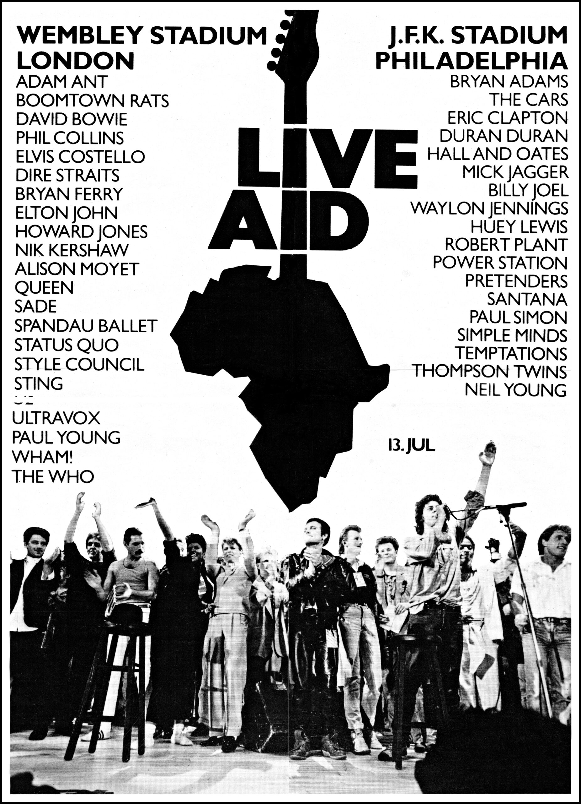 Live Aid – 40 Years – Irish Linen Centre & Lisburn Museum